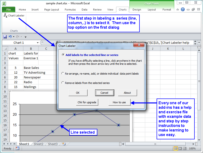 Chart Labeler For Microsoft Excel