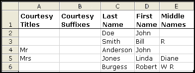 Name Splitter for Microsoft Excel